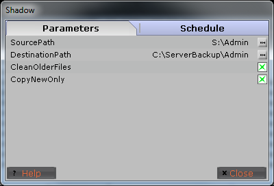 Shadow - Backup